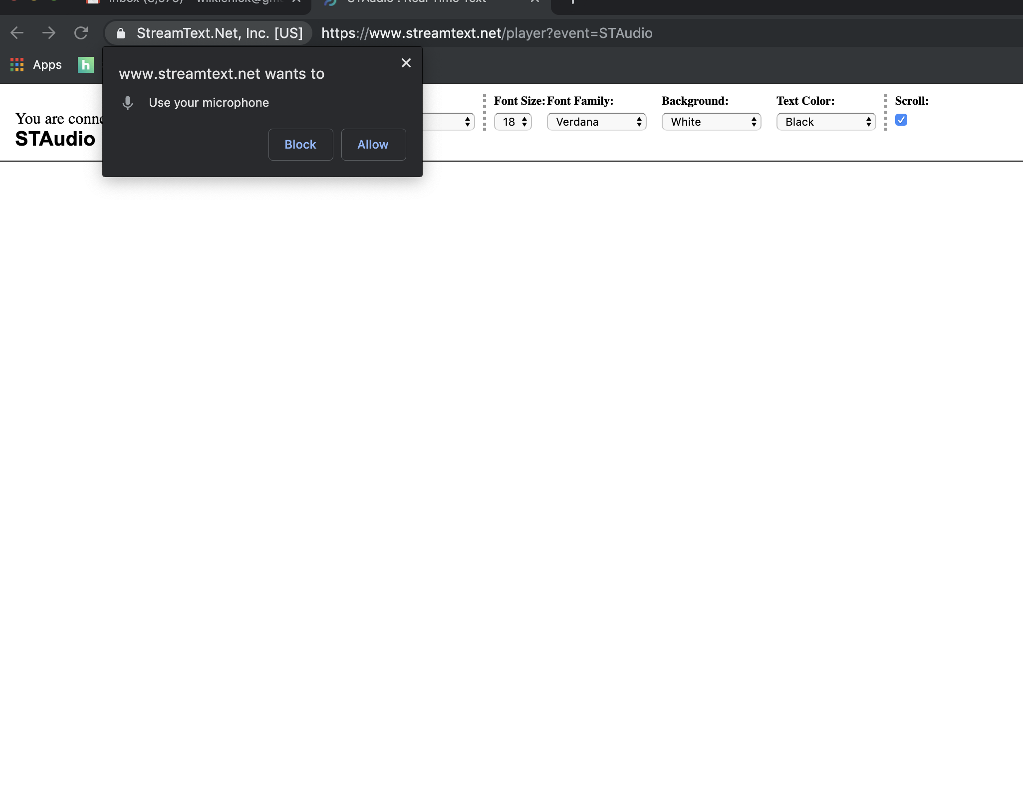 Using StreamText Integrated Audio – StreamText.Net, Inc.