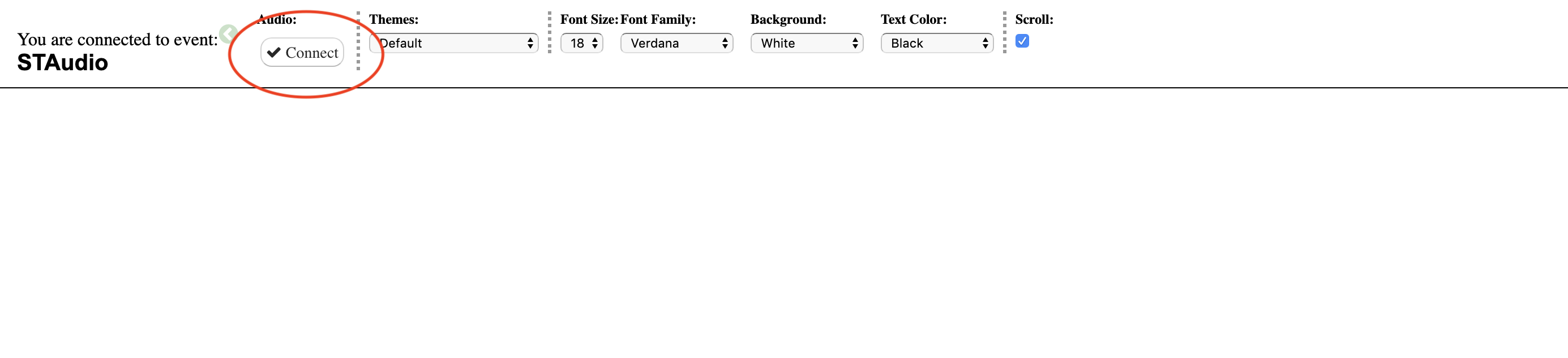 Using StreamText Integrated Audio – StreamText.Net, Inc.