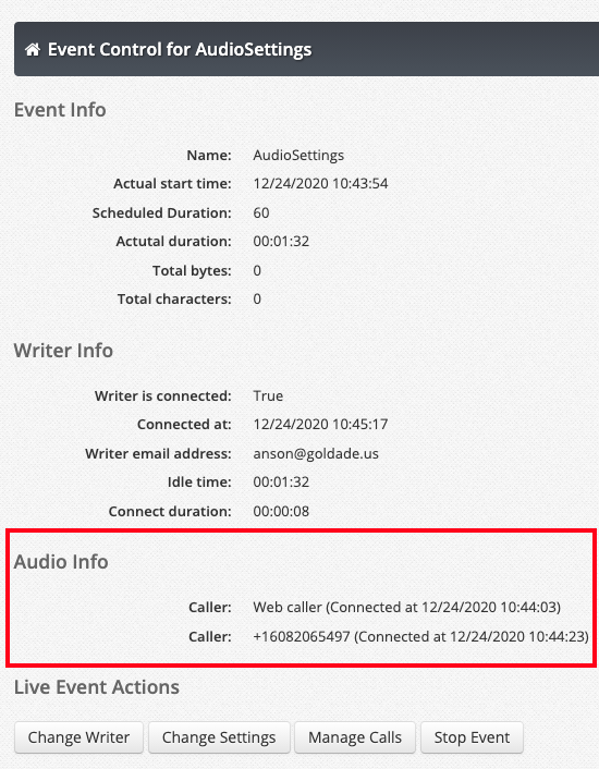 Using StreamText Integrated Audio – StreamText.Net, Inc.
